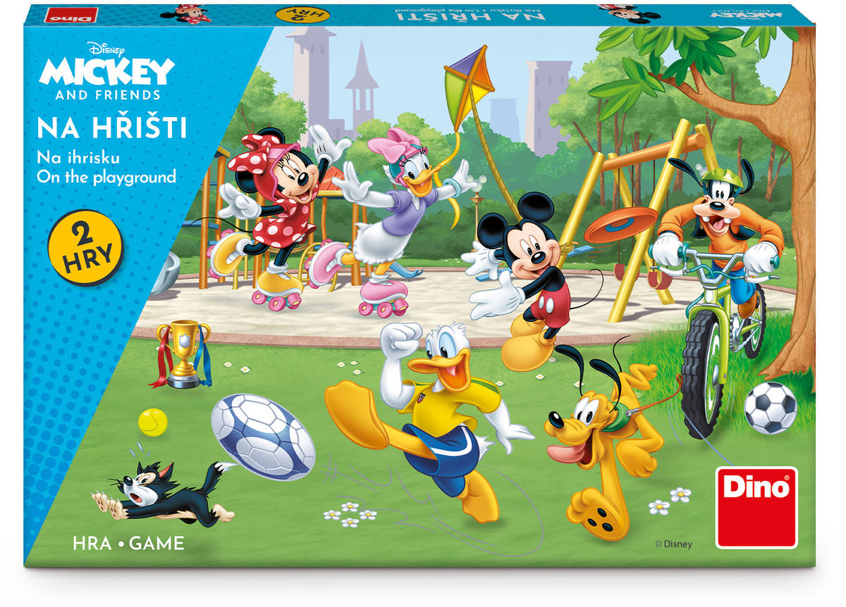 Oblíbené postavičky: DINO Hra Mickey Mouse a kamarádi na hřišti 2v1 ...